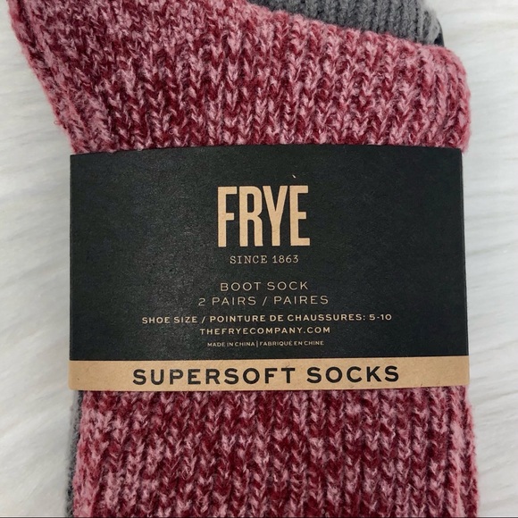 Frye | Accessories | Frye Super Soft Boot Socks 2 Pairs | Poshmark